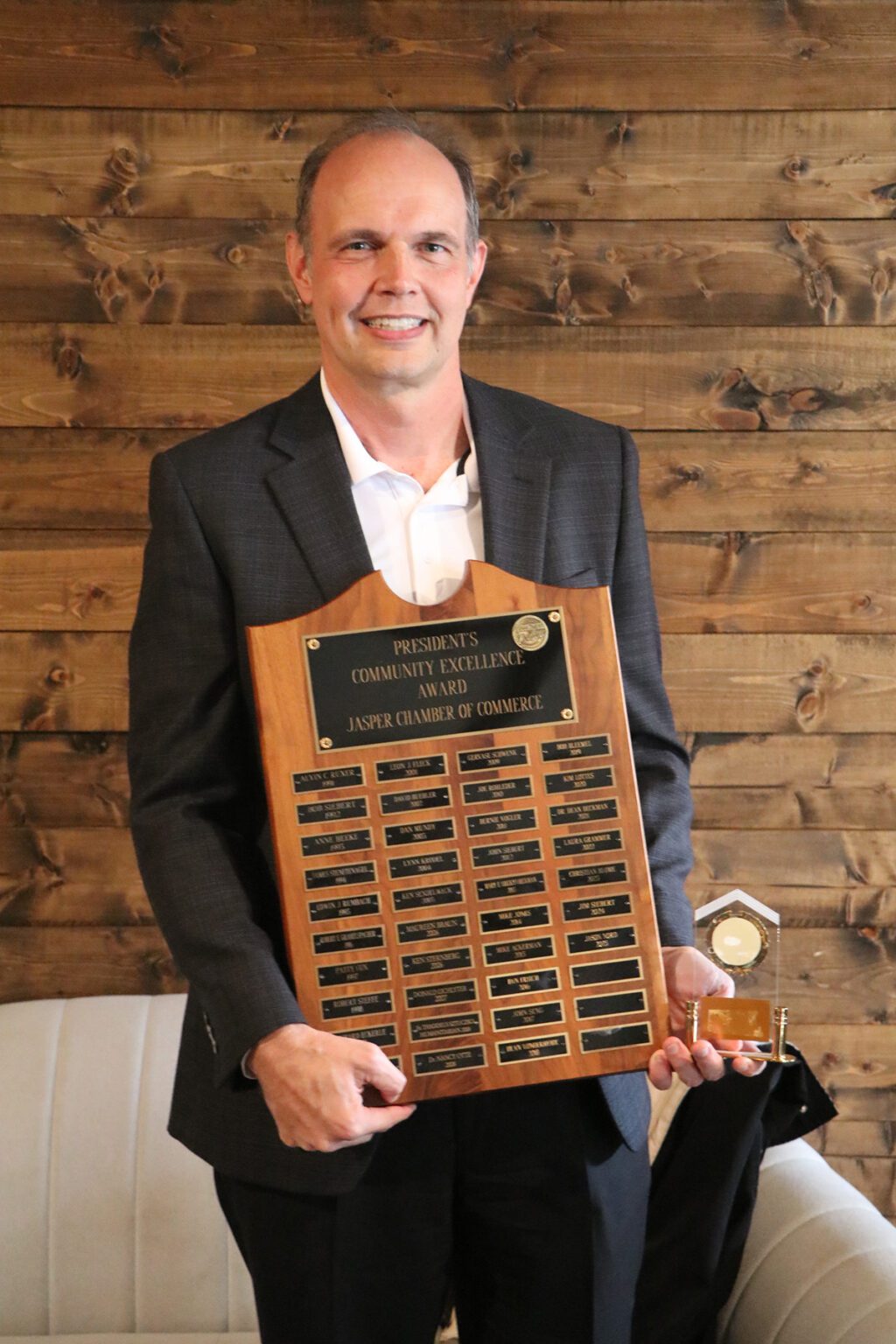 Nord Honored for Community Service by Jasper Chamber of Commerce ...